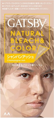 Mandom GATSBY Natural Bleach Color(Champagne Ash) - hair dye for men ...