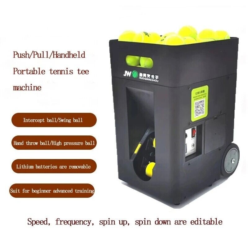 Portable Intelligent Tennis and Pickleball Automatic Serve Throw ...