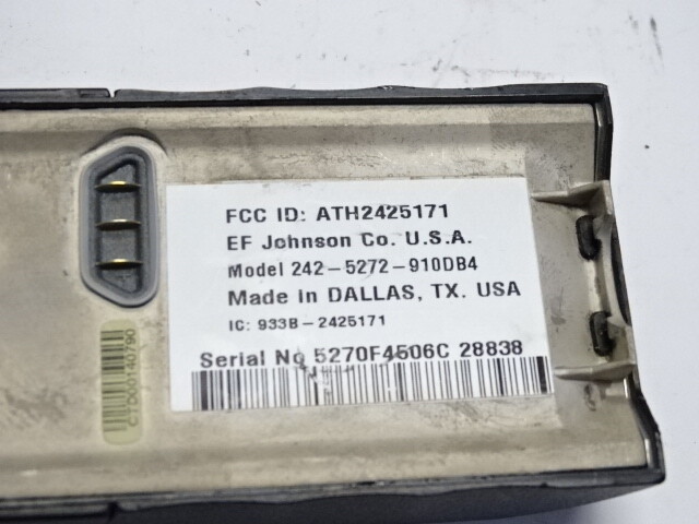 EF Johnson 5100 Portable Radio 242-5272-910DB4 5100 Series | eBay