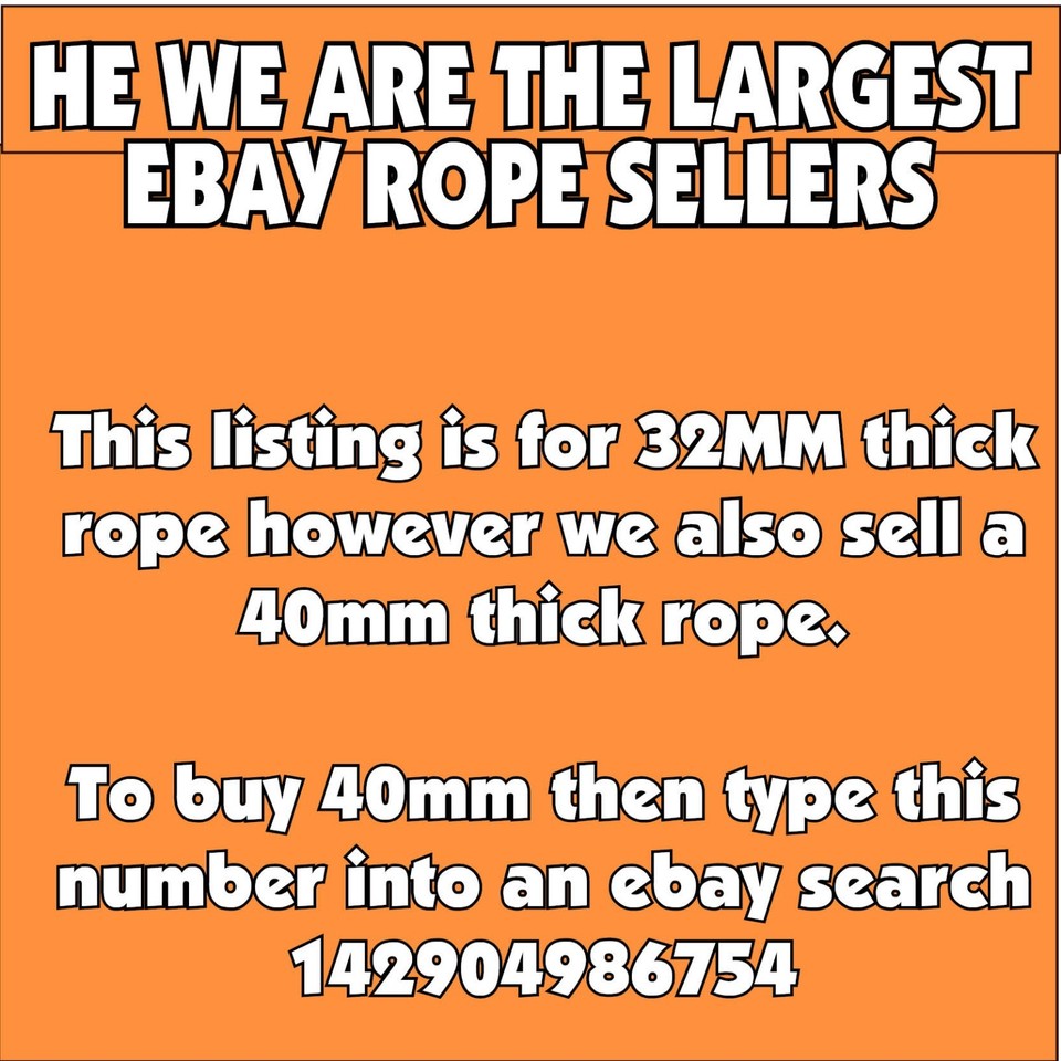 Sisal Rope 32mm Natural Fibre Hemp Manila Jute - By The Metre or Roll ...