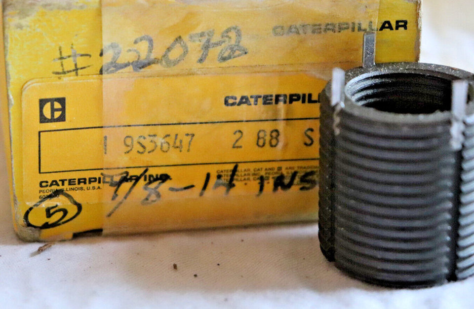 9S-3647 Caterpillar Replacement Kit Thread Machine Insert 7/8-14 Repair ...