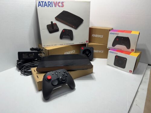 ATARI VCS 800 32GB 4K VIDEO PC GAMING SYSTEM BLACK WALNUT CONSOLE ...