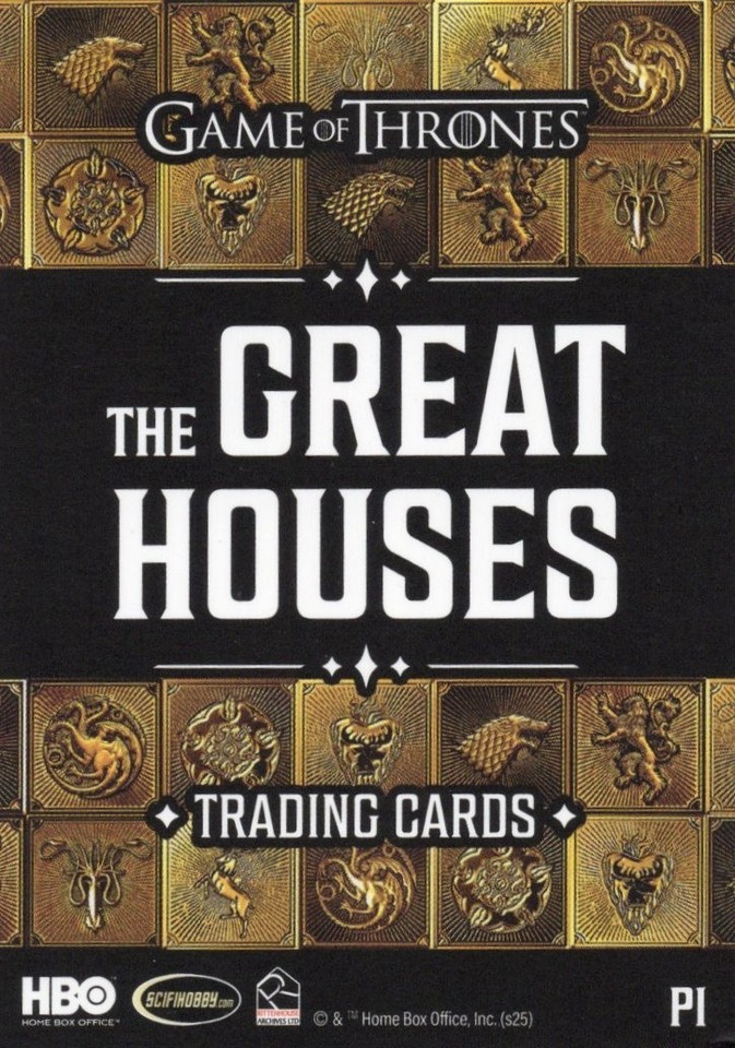 PROMO CARD-GAME OF THRONES-THE GREAT HOUSES-P1-TYRION LANNISTER-2025 ...