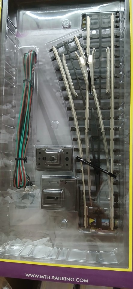 Lot: 12 pieces MTH premier scale Trax 0-54 Switch Tracks 6 RH 6 LH ...