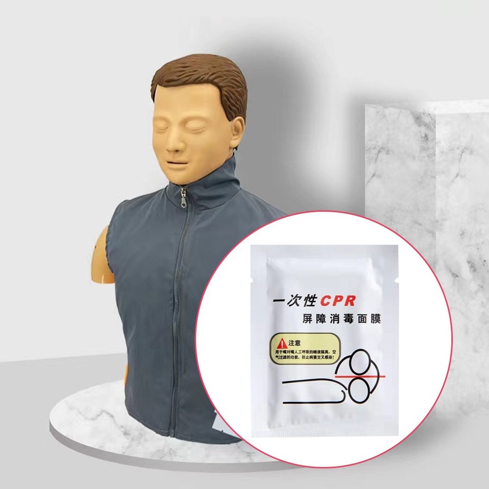 5-50pcs CPR MASK Face Shield CPR Mouth to Mouth One Way valves First ...