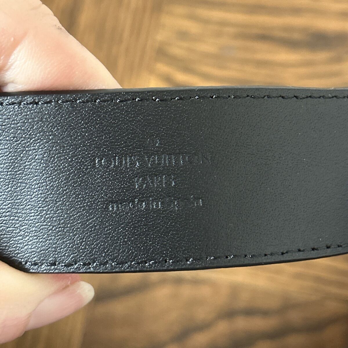 LOUIS VUITTON LV SHW New Wave 90 36 Belt M0096V Initial LOUIS VUITTON LV SHW New Wave 90 36 Belt M0096V Initial