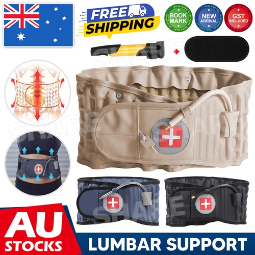 Decompression Belt Waist Brace Spinal Lower Air Traction Back Pain ...