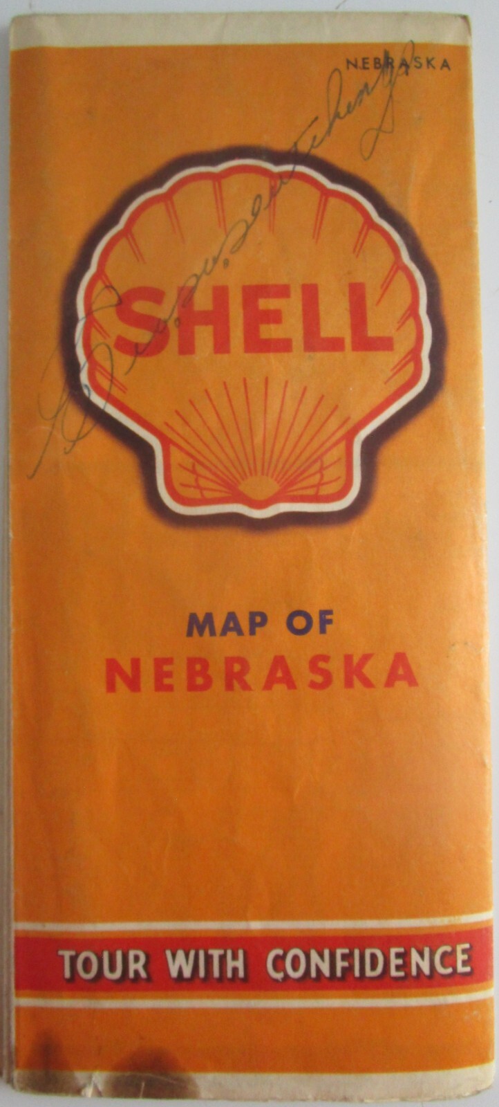 Vintage 1941 SHELL Nebraska Road Map by H. M. Gousha | eBay
