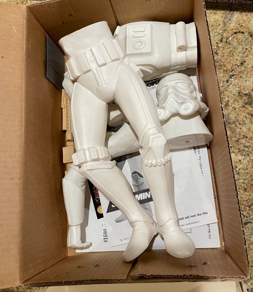 STAR WARS SCREAMIN STORMTROOPER MODEL FIGURE KIT 1:4 SCALE Open Box | eBay