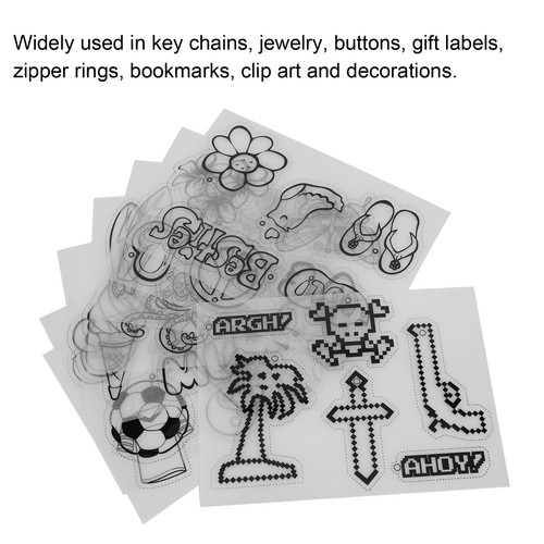 8Pcs Paper BOPS Wide Application Sheets For DIY AGS 7806177605344 | eBay