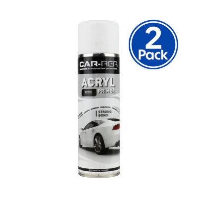 CAR-REP Acrylic Automotive Primer 500ml White x 2 Pack | eBay Australia