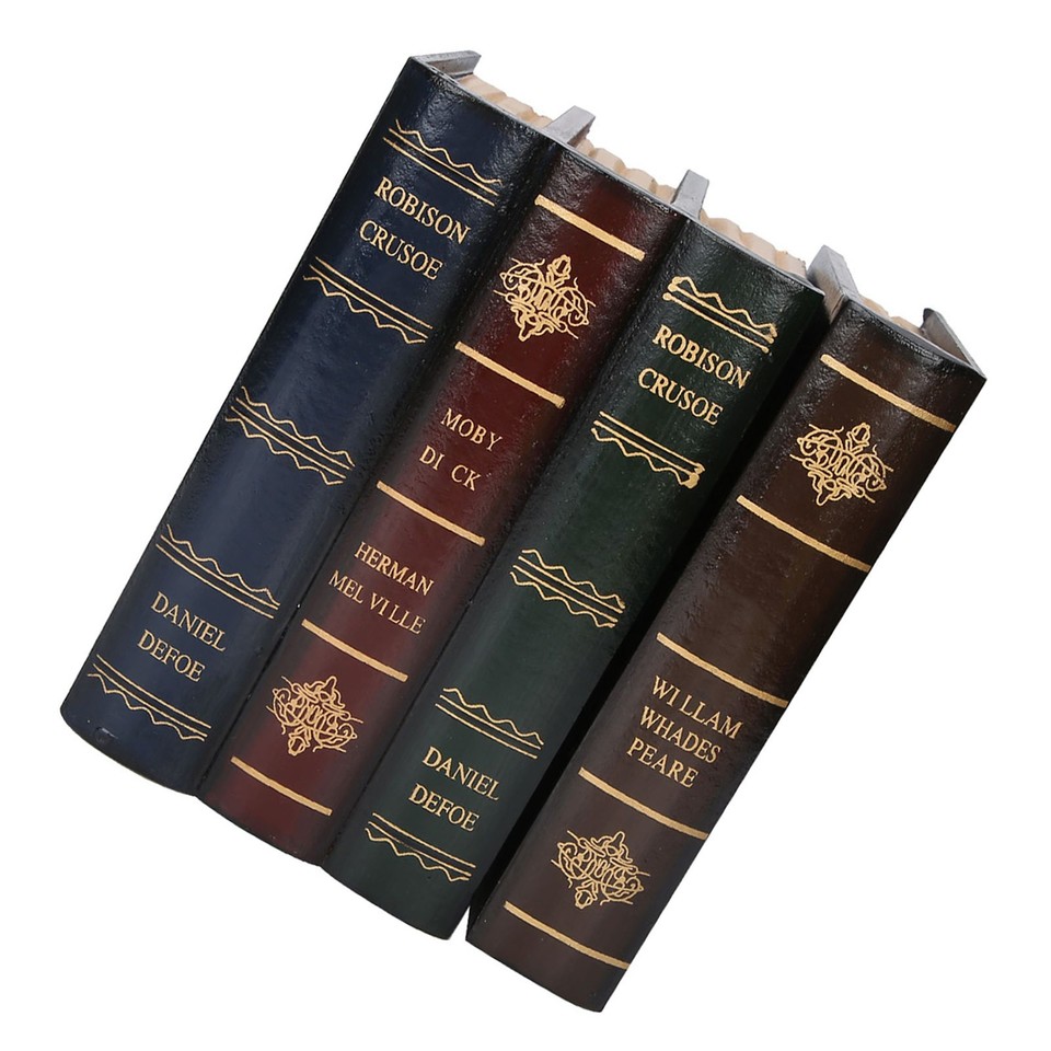 Decorative Box Book Shaped Vintage Storage Box Decor Boxes Wooden Boxes ...
