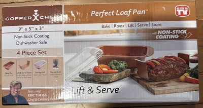 Loaf Pan Eric Theiss Copper Chef Perfect Non Stick Lid Recipe Book NEW ...
