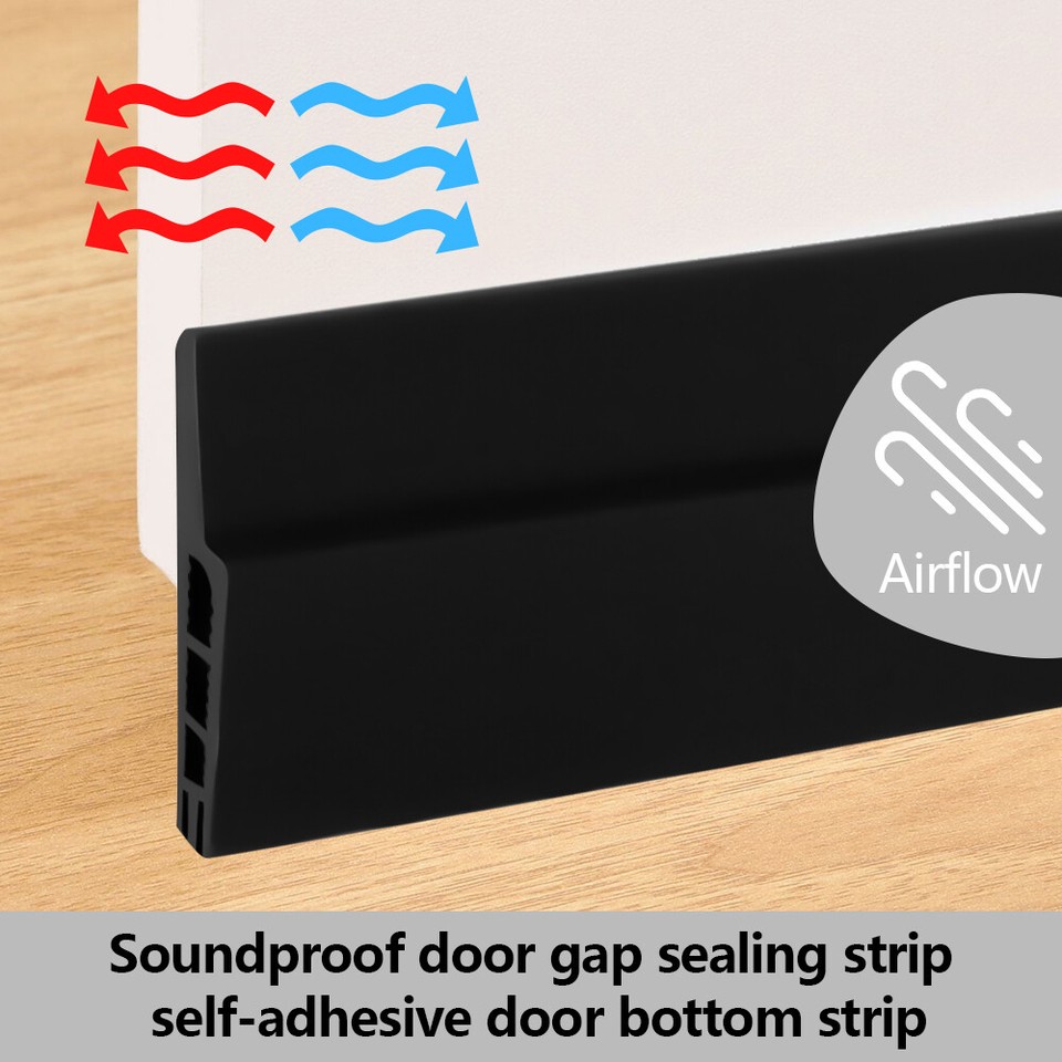 Under Door Sweep Weather Stripping Draft Stoppers-Wind Blocker Strong ...