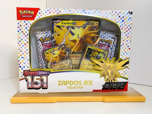 Pokemon 151 ZAPDOS EX Collection Box - New - Factory Sealed | eBay