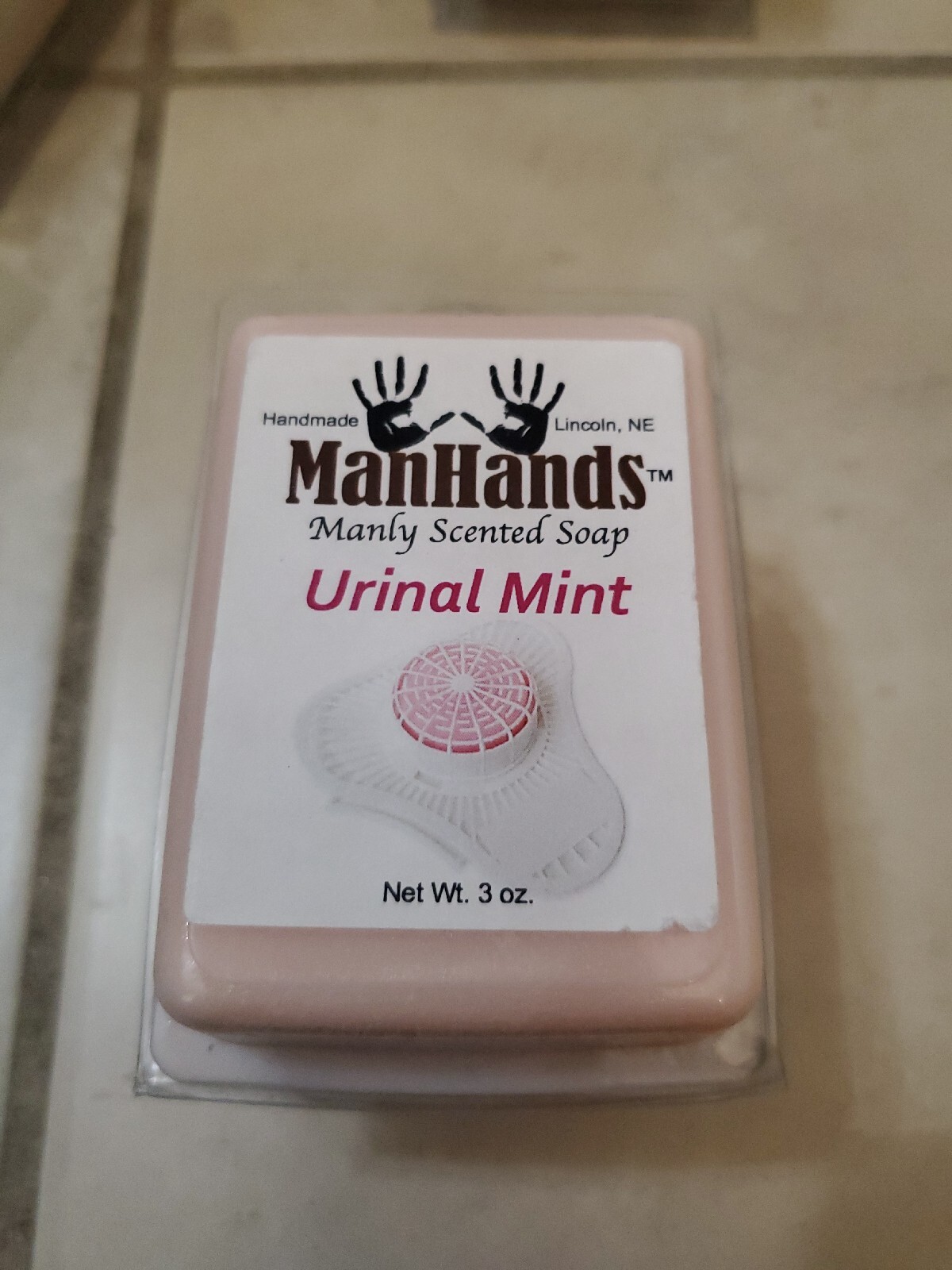 ManHands Manly Scented Soap - Urinal Mint | eBay