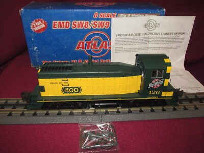 ATLAS 6102-1 CHICAGO NORTHWESTERN EMD SW8 DIESEL LOCOMOTIVE, HORN, 3 ...