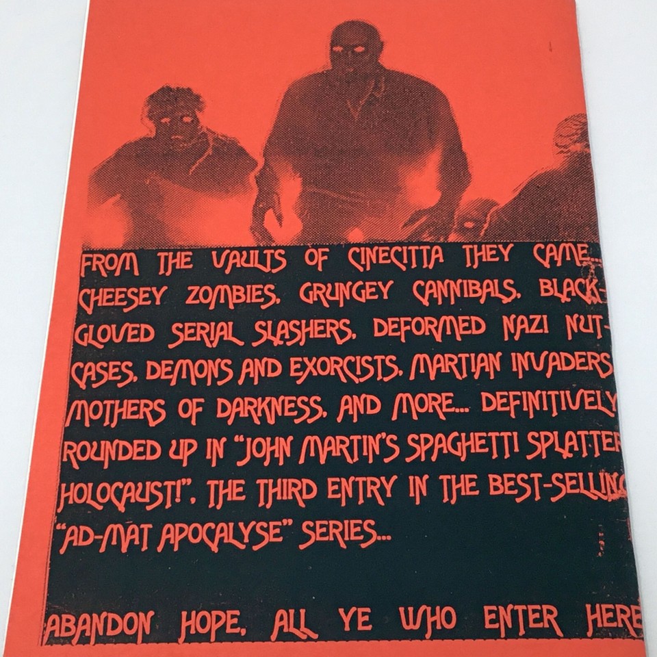 spaghetti splatter holocaust | eBay