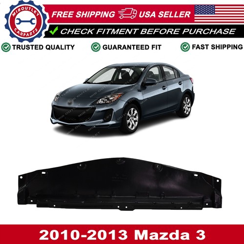 New Front Engine Splash Shield Under Cover For 2010-2013 Mazda 3 ...