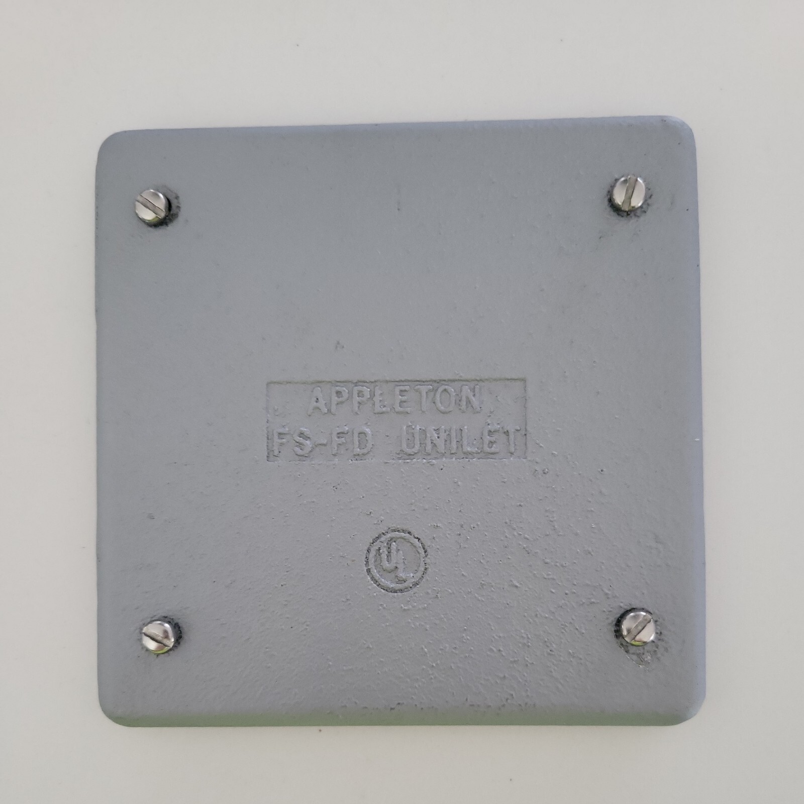 Appleton FSK-2B-CM Malleable Iron FS-FD Cast 2 Gang Cover Lot of 3, New ...