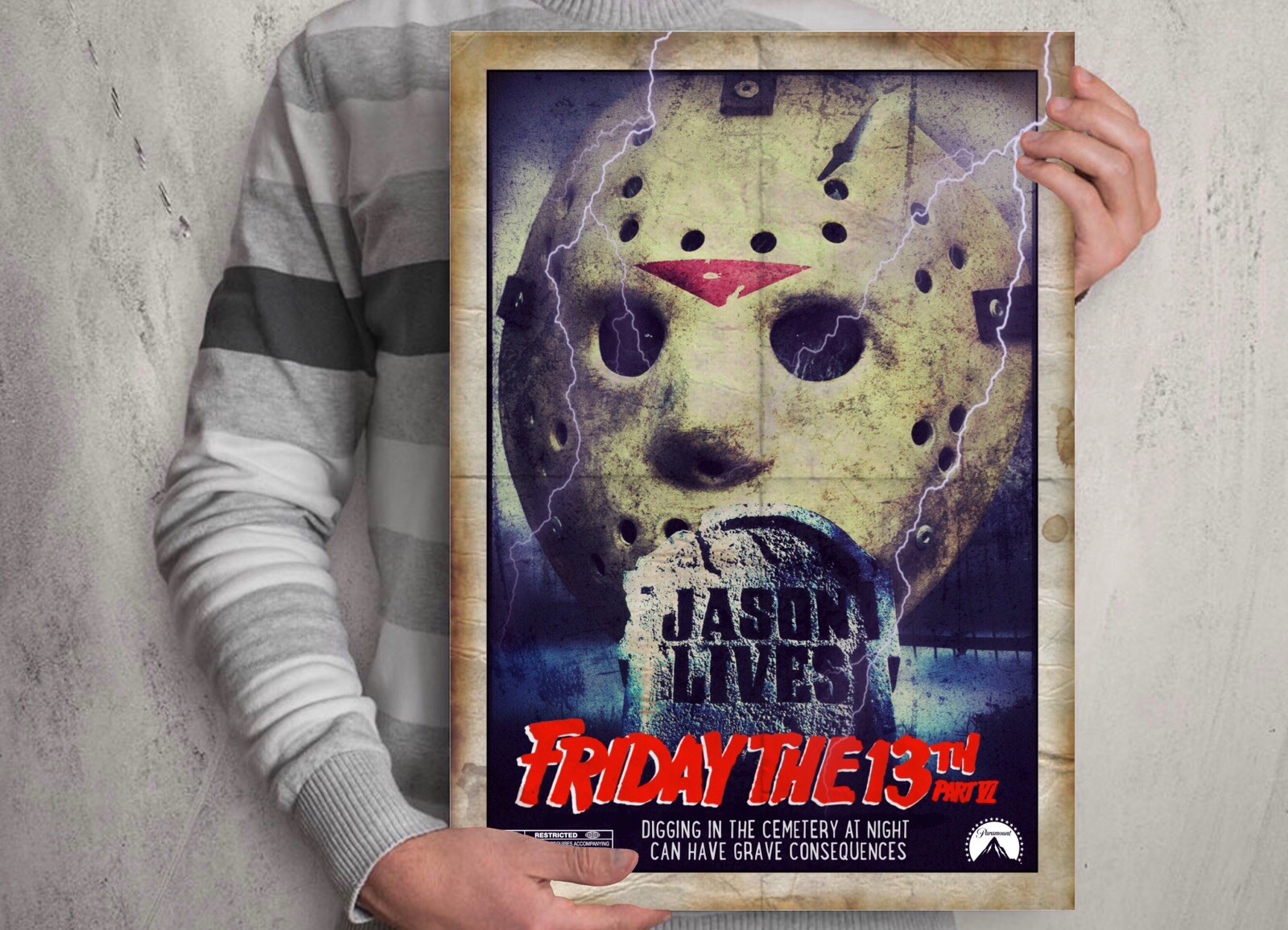 Jason Voorhees Poster Print. A3 Size. Friday The 13th Part 6 Jason ...