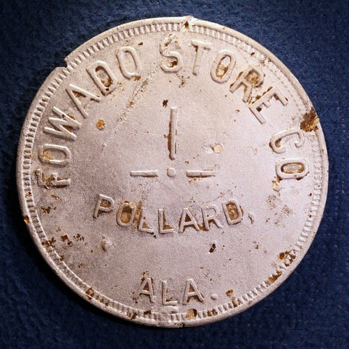 VERY RARE Alabama token - Fowado Store, 50¢, Pollard, Ala. | eBay