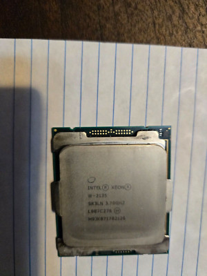 Intel Xeon W-2135 8.25M Cache, 3.70 GHz, 6-Core, 12-Threads | eBay