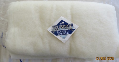 New wool/polyester Nu-Wool comfort Mini Jumbuck wadding 2.1m x 2.5m ...