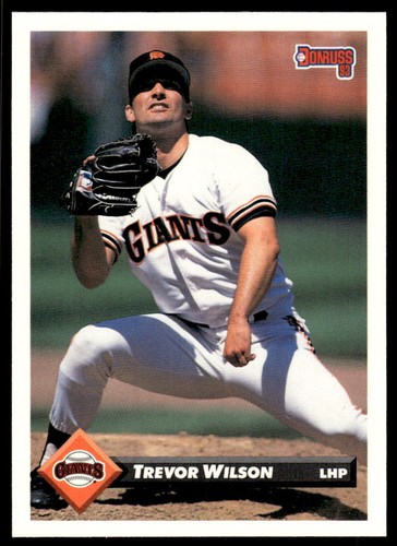 1993 Donruss 578 Trevor Wilson San Francisco Giants Baseball Card | eBay