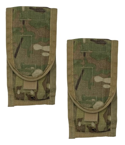 2 Pack USGI Molle Double 30 Round Mag Pouch OCP Multicam Camo | eBay