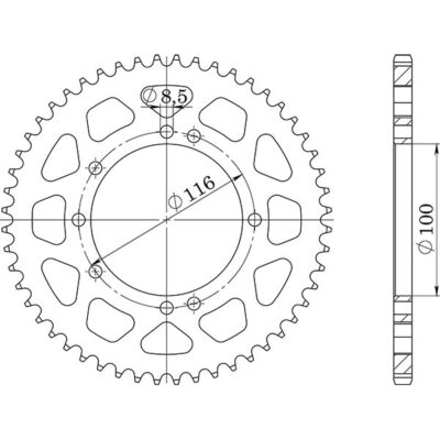 Engrenage S Au P420 - Z51 Kawasaki KX Ra 80 98>00 54.1710451 | eBay