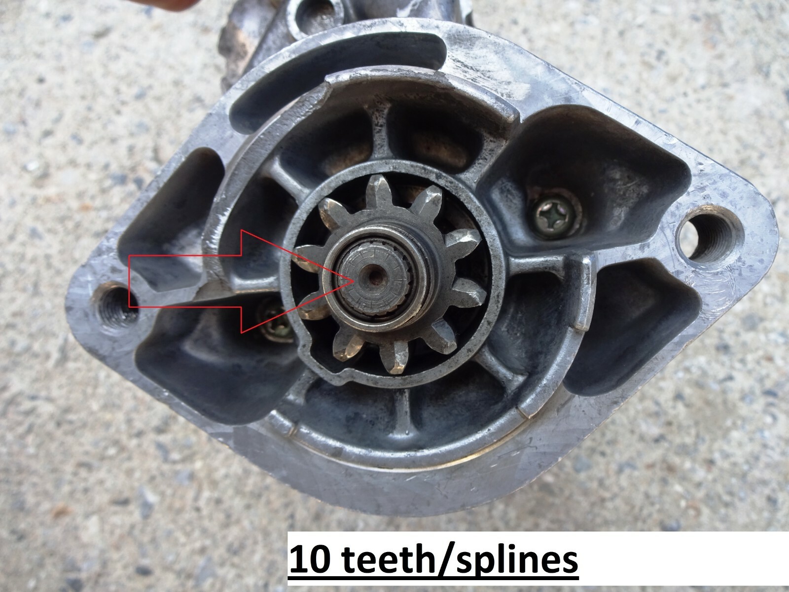 TOYOTA STARTER 2C DIESEL FWD 28100-64070 Denso 10 teeth/splines | eBay