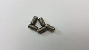 5 x THREAD ADAPTERS - M6 6MM MALE TO M4 4MM FEMALE - THREADED REDUCERS ...