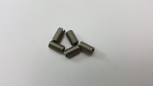 5 x THREAD ADAPTERS - M6 6MM MALE TO M4 4MM FEMALE - THREADED REDUCERS ...