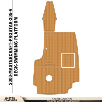 2000 MasterCraft Prostar 205 V Mats Custom Boat Kits EVA Foam Teak Deck ...