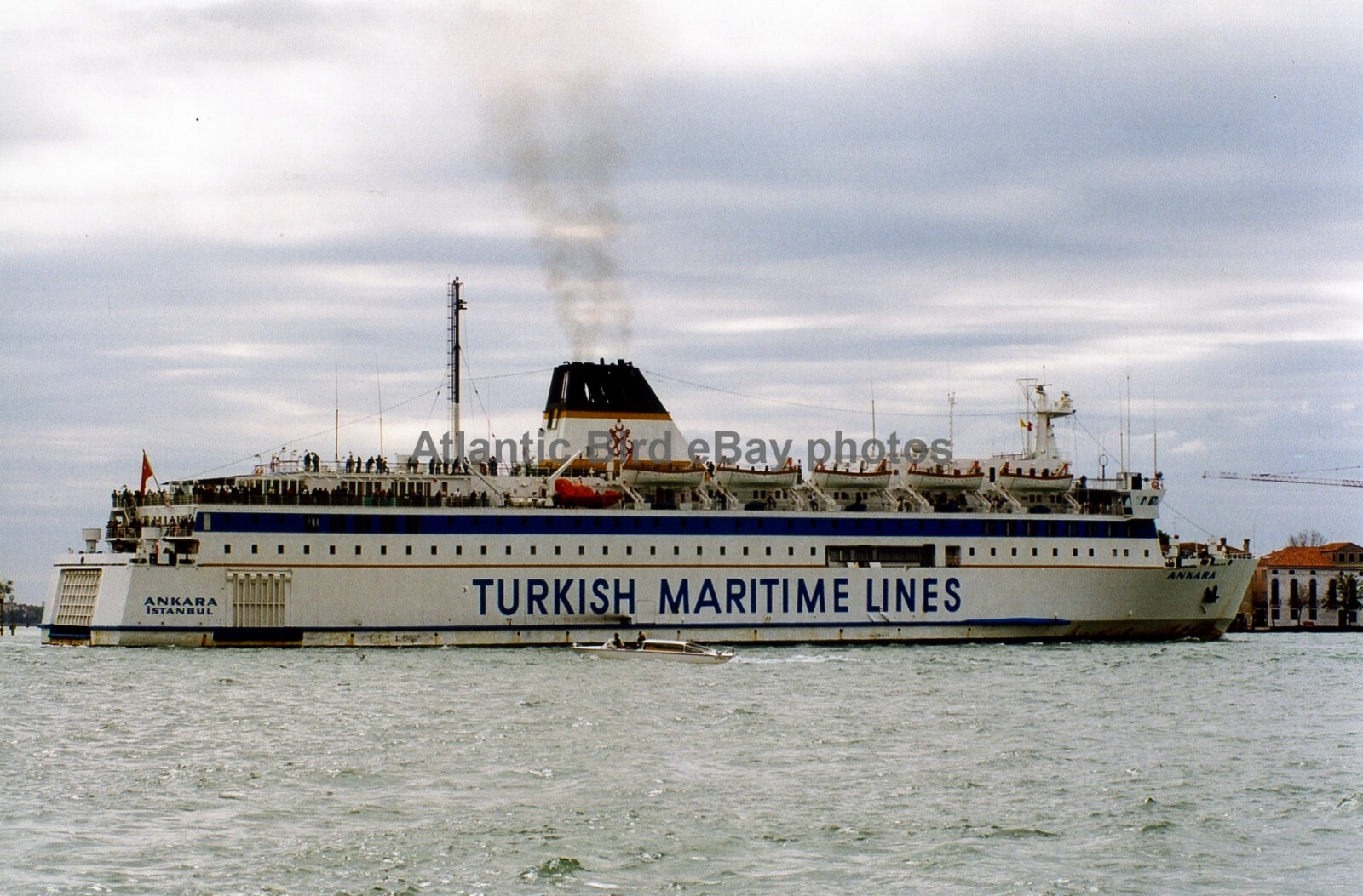 Turkish cruise ferry ANKARA (built 1983 in Poland) One photo at Venice ...