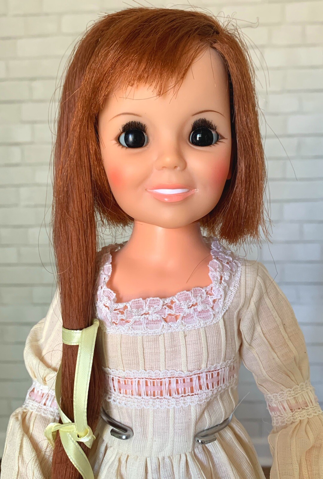 Vintage Ideal Crissy Doll in Rare Hippie Happening Dress 1968 18” Nice ...