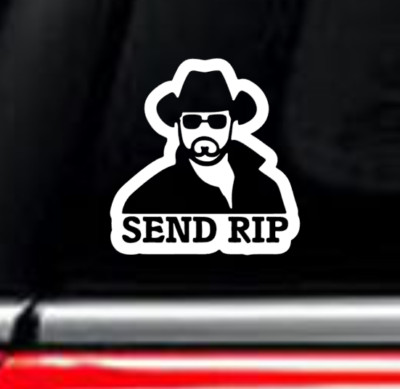 Send RIP rip Decal Vinyl Car Window Sticker ANY SIZE | eBay
