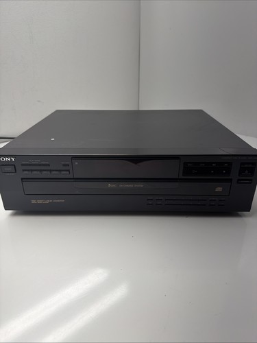 Sony CDP-C365 High Density CD Player Linear Converter 5-Disc CD Changer Working 231824084208| eBay