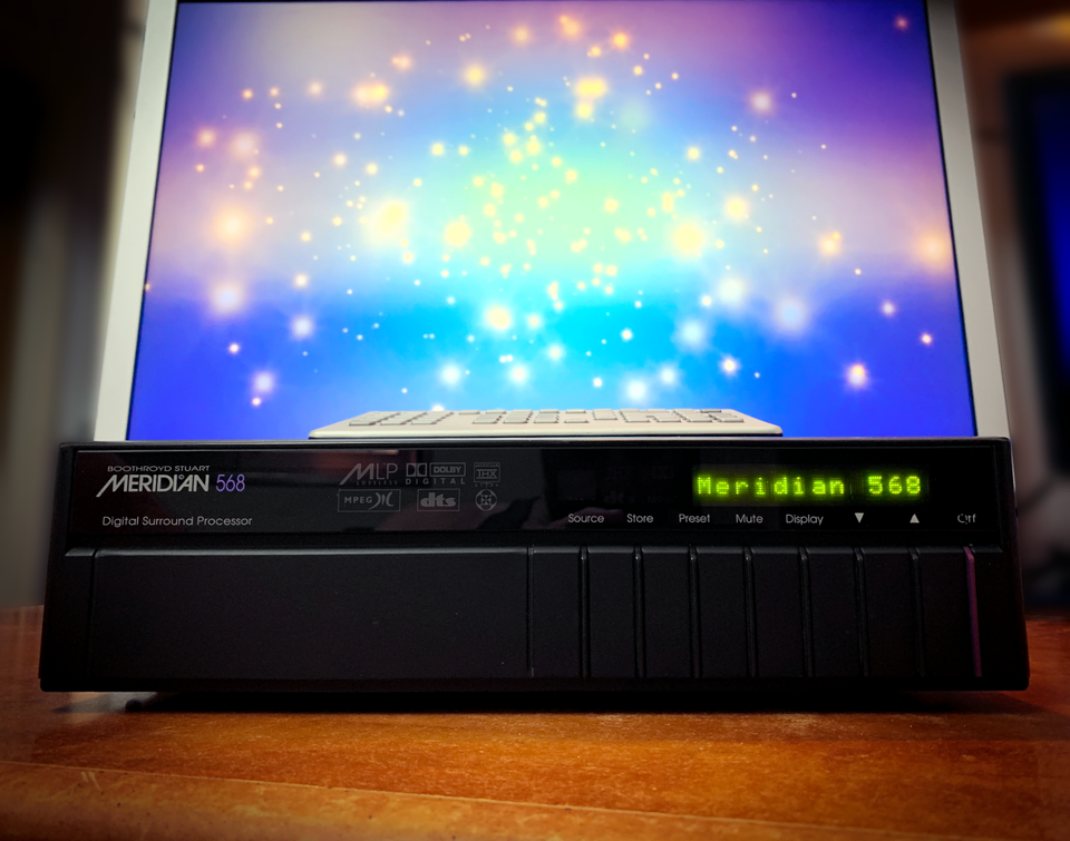 MERIDIAN 568 🌈RaRe🌈 High-End Digital Surround Processor Pre-Amplifier ...