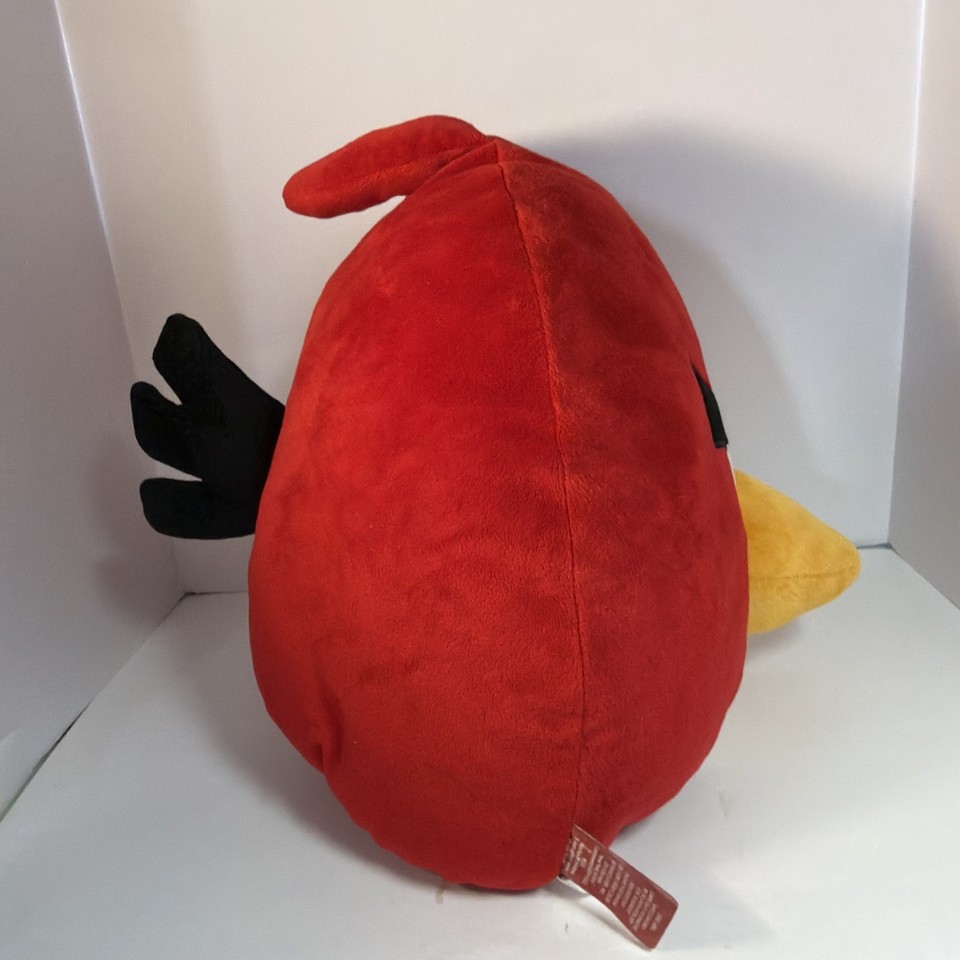 Angry Birds Pillow Red Bird Plush Large 12" Inch Plush Stuffed Animal ...