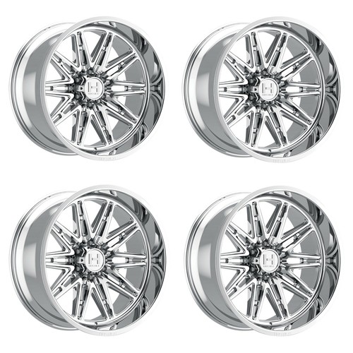 Set 4 22" Hostile H126 Maniac Armor Plated 22x12 Wheels 6x135 -44mm ...