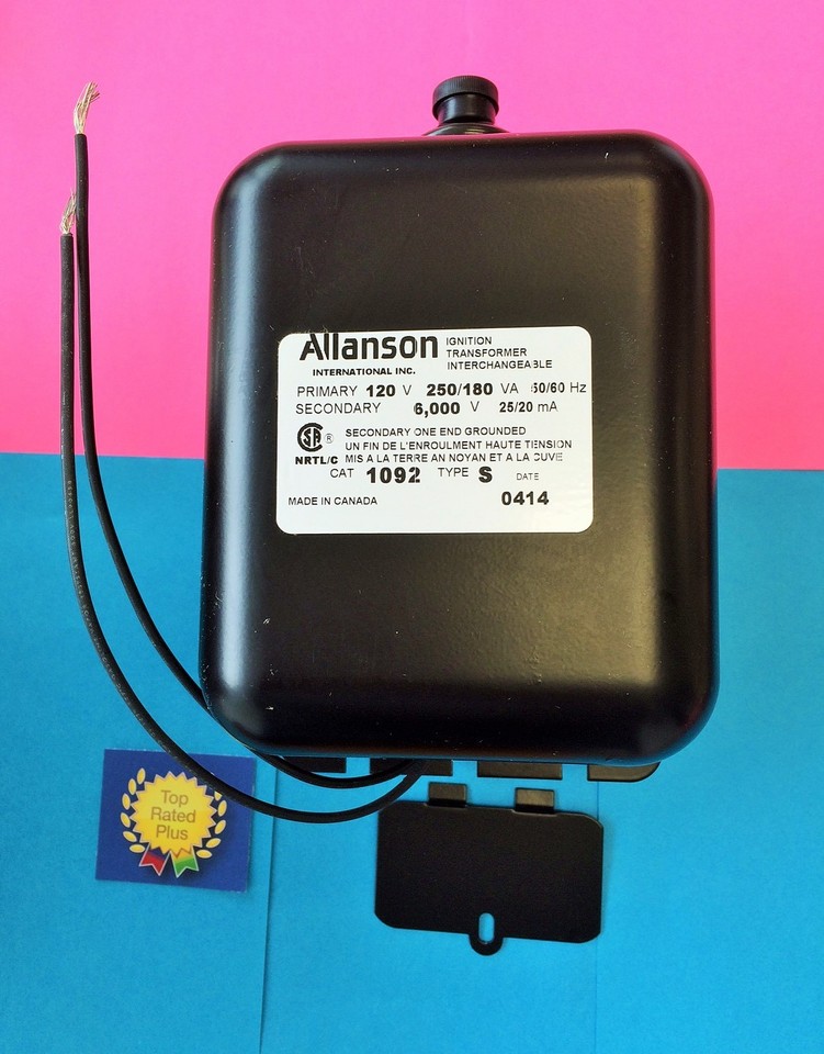 Allanson 1092S 6000V Ignition Transformer Gas Burners 612-6A020 Webster ...