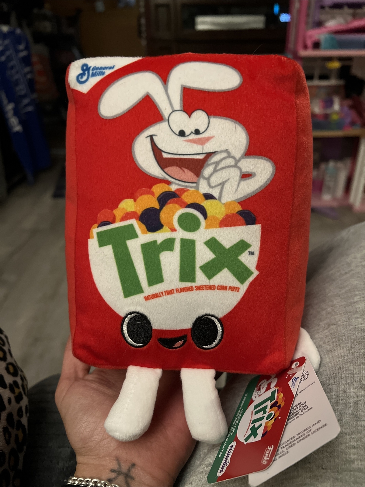 New w/ Tags 9" Funko TRIX Cereal Box Figural Plush Stuffed Animal ...