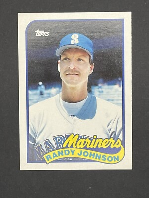 1989 Topps Traded Randy Johnson Rookie Card RC #57T Mariners | eBay