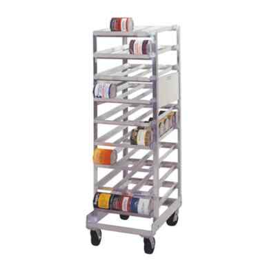 36in x 25in x 80in Can Rack w/casters - holds 162 no.10 cans | eBay