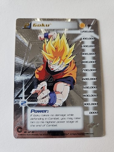 Goku 192 DBZ Ccg TRUNKS SAGA DRAGON BALL Z TCG CCG CARD 2003 UNLIMITED ...
