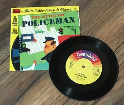 Little Golden Book & Record: RARE THE LITTLE FAT POLICEMAN Tested No ...