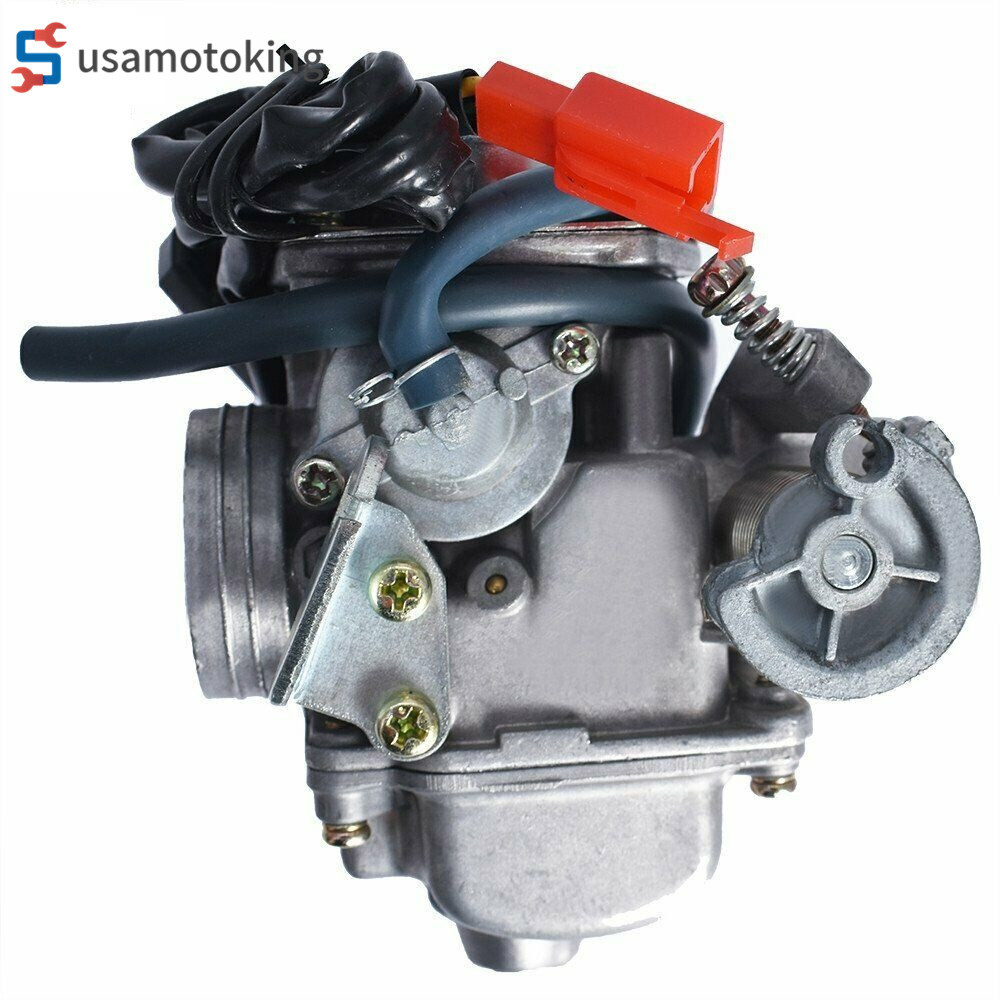 GY6 PERFORMANCE 24MM CARBURETOR 150CC SCOOTER MOPED GO KART CART 150 ...