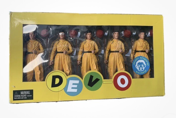 DEVO NECA 2005 boxset of 5 Action Figures With Autographed Mini-Poster ...